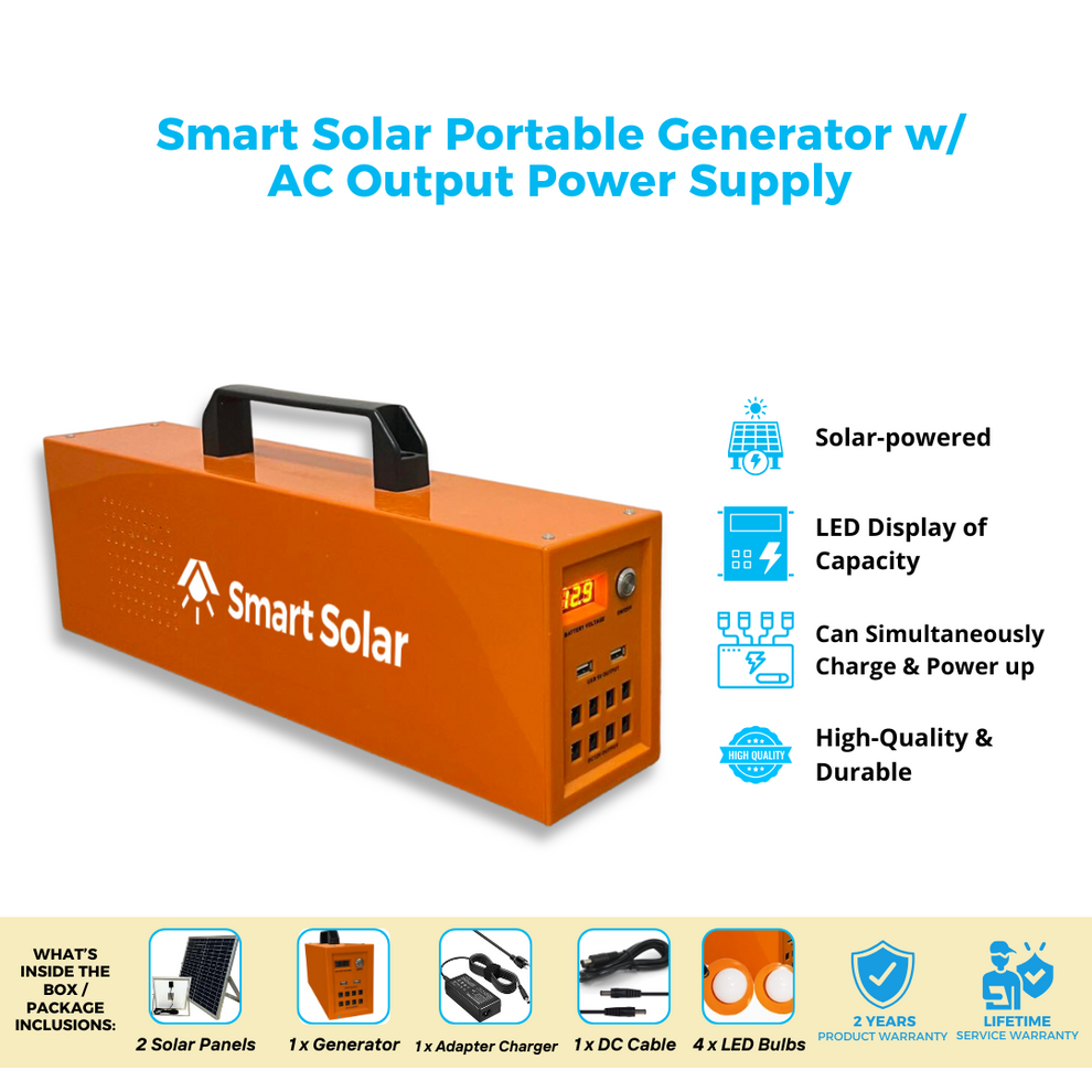 Smart Solar Portable Generator 220V with AC Output – Smart Solar Asia